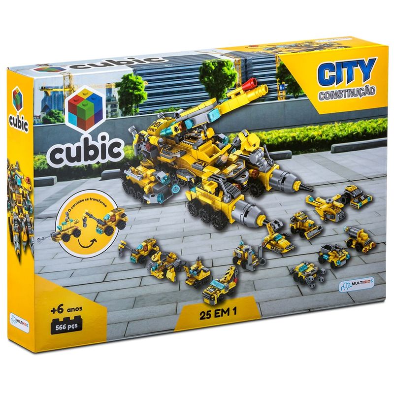 CUBIC 25 EM 1 CONSTRUCAO 566 PCS | Shopee Brasil