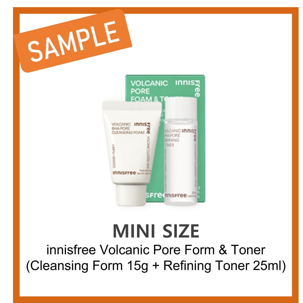 innisfree [Forma De Poro Vulcânico E Toner Livre / [SAMPLE] innisfree ...