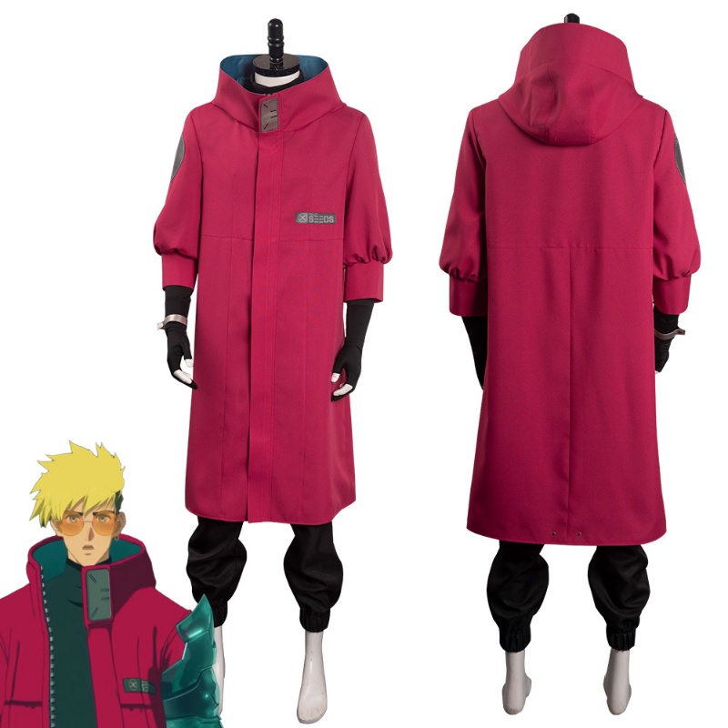 Vash The Stampede Coat Pants Trigun Cosplay Costume Outfits Halloween ...