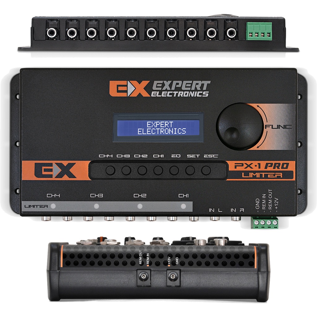 Processador de Audio Expert PX-1 Pro Limiter Crossover Top Display ...
