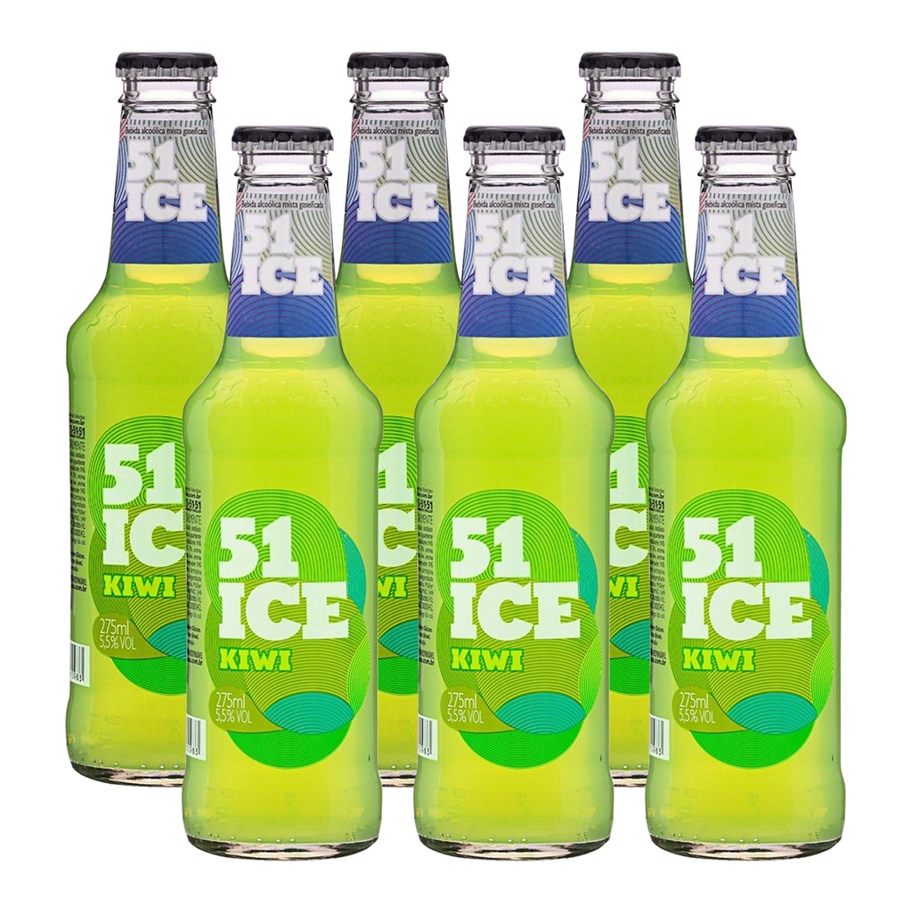 KIT 06 ICE 51 KIWI 275ML | Shopee Brasil