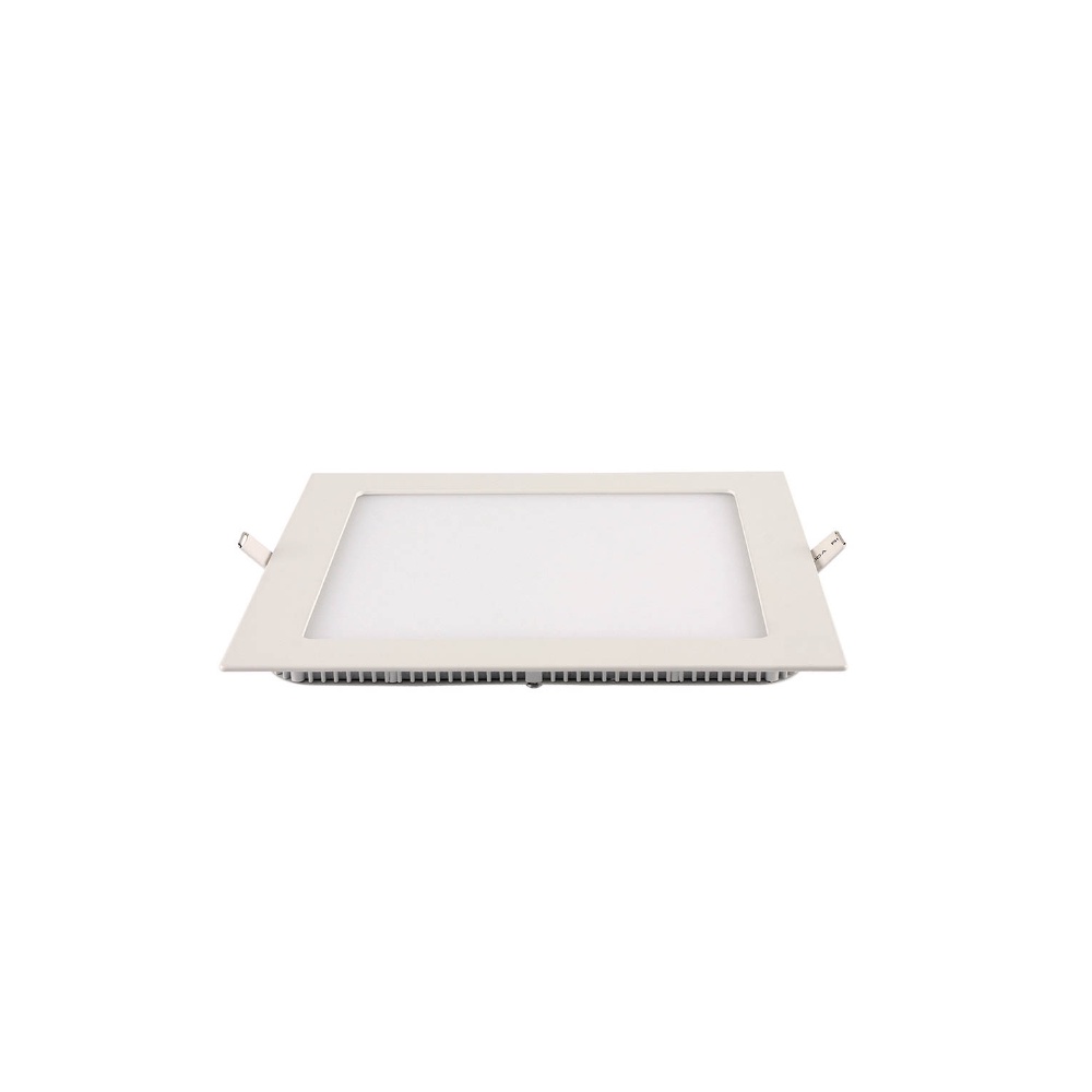 Painel Plafon de Led Embutir Quadrado 12W 17x17cm - Branco Neutro/4100K ...