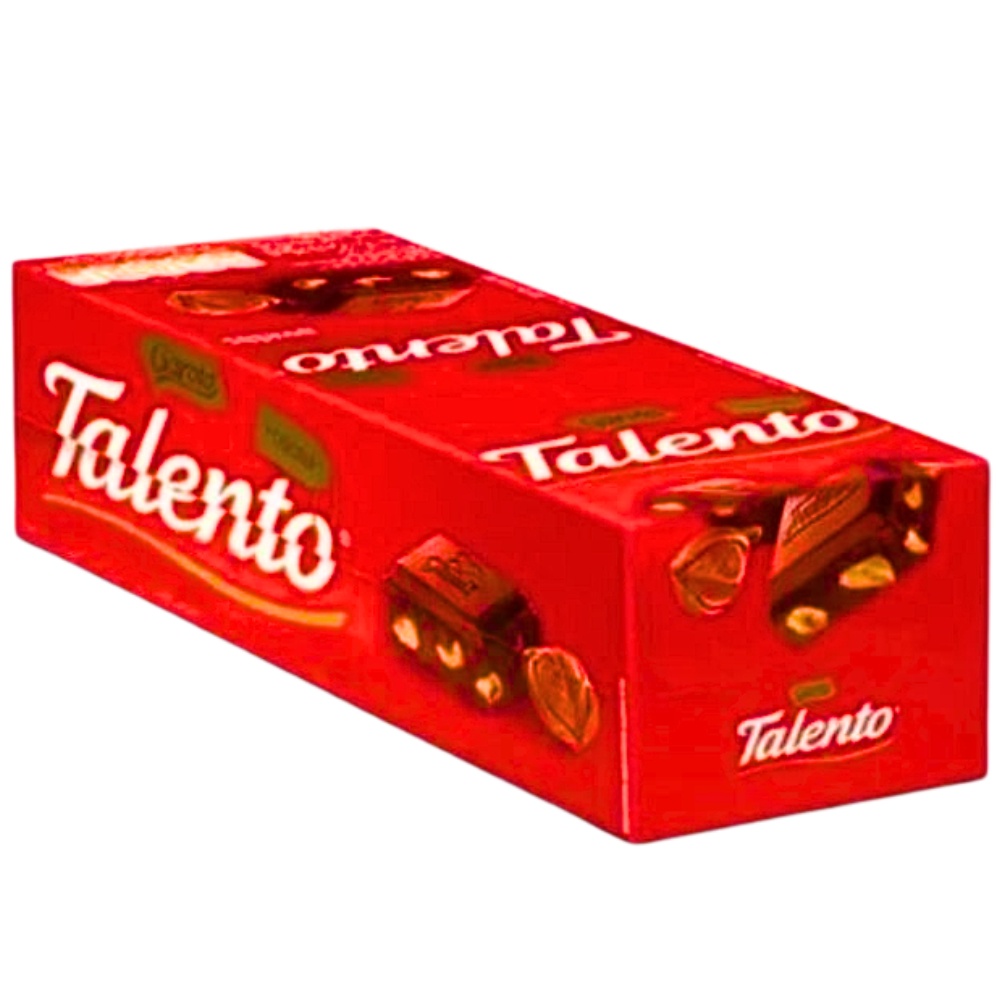 Caixa Chocolate Talento Avelãs GAROTO- 1 cx c/ 15un de 25g Cada ...