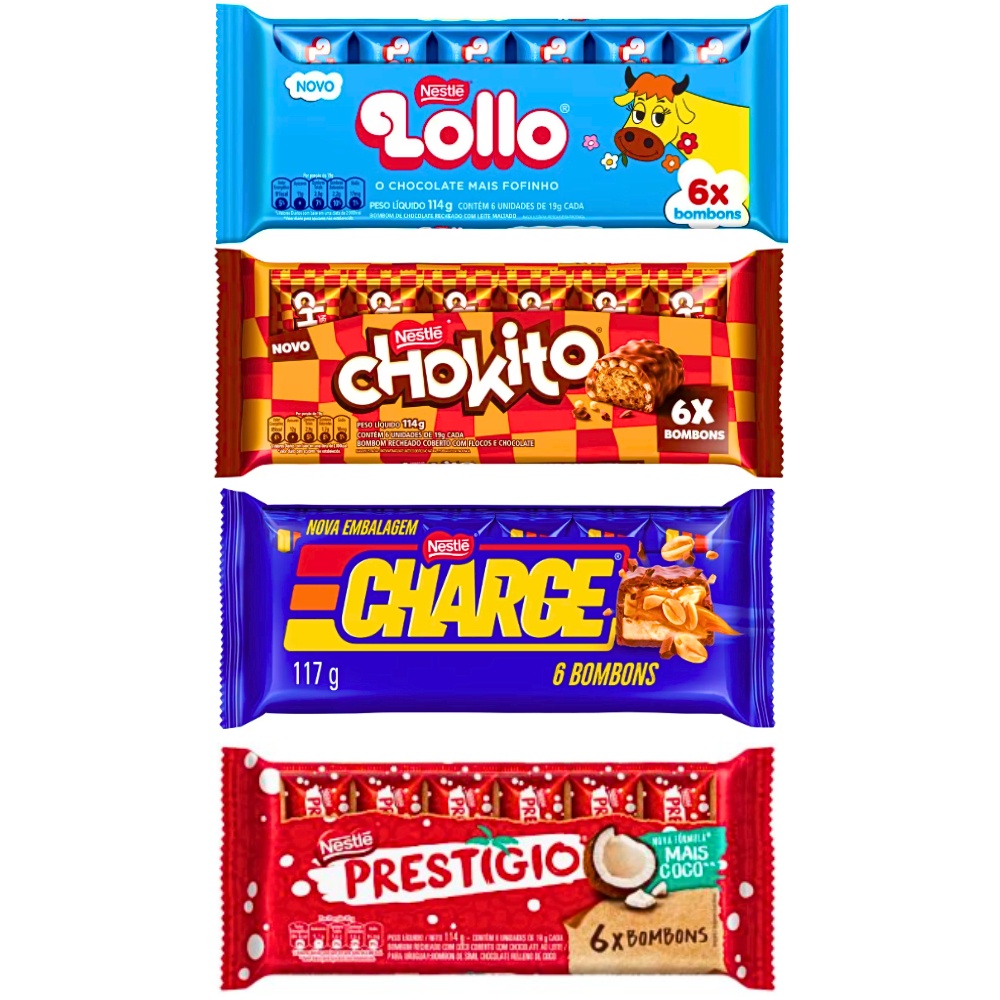 Chocolate NESTLÉ Prestígio Lollo Chokito Charge - À Escolher | Shopee ...