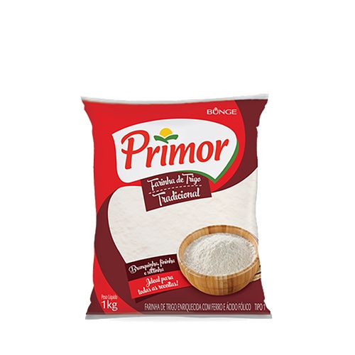 Farinha de trigo primor bunge 1kg | Shopee Brasil