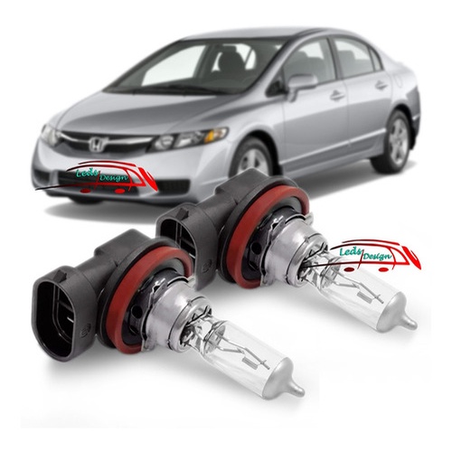 2 Lâmpada Farol Milha Neblina Honda New Civic G8 2007 A 2012 | Shopee ...