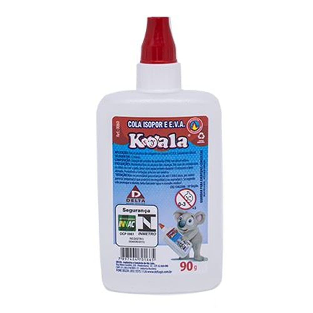 Cola para Isopor e EVA 90g Koala (Ref. 0060) Delta | Shopee Brasil