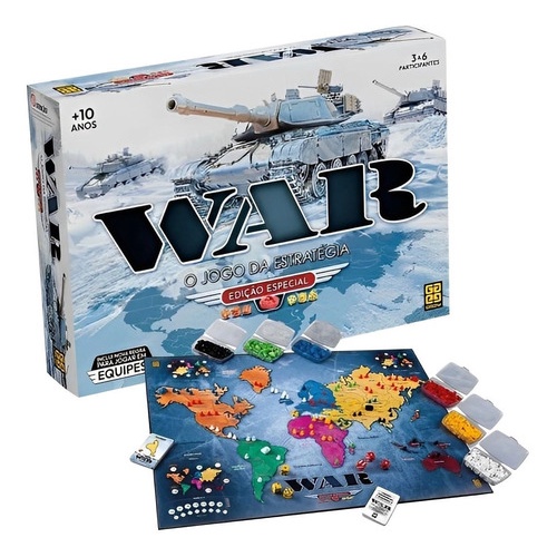Jogo De Estratégia Tabuleiro War Grow Edição Especial | Shopee Brasil