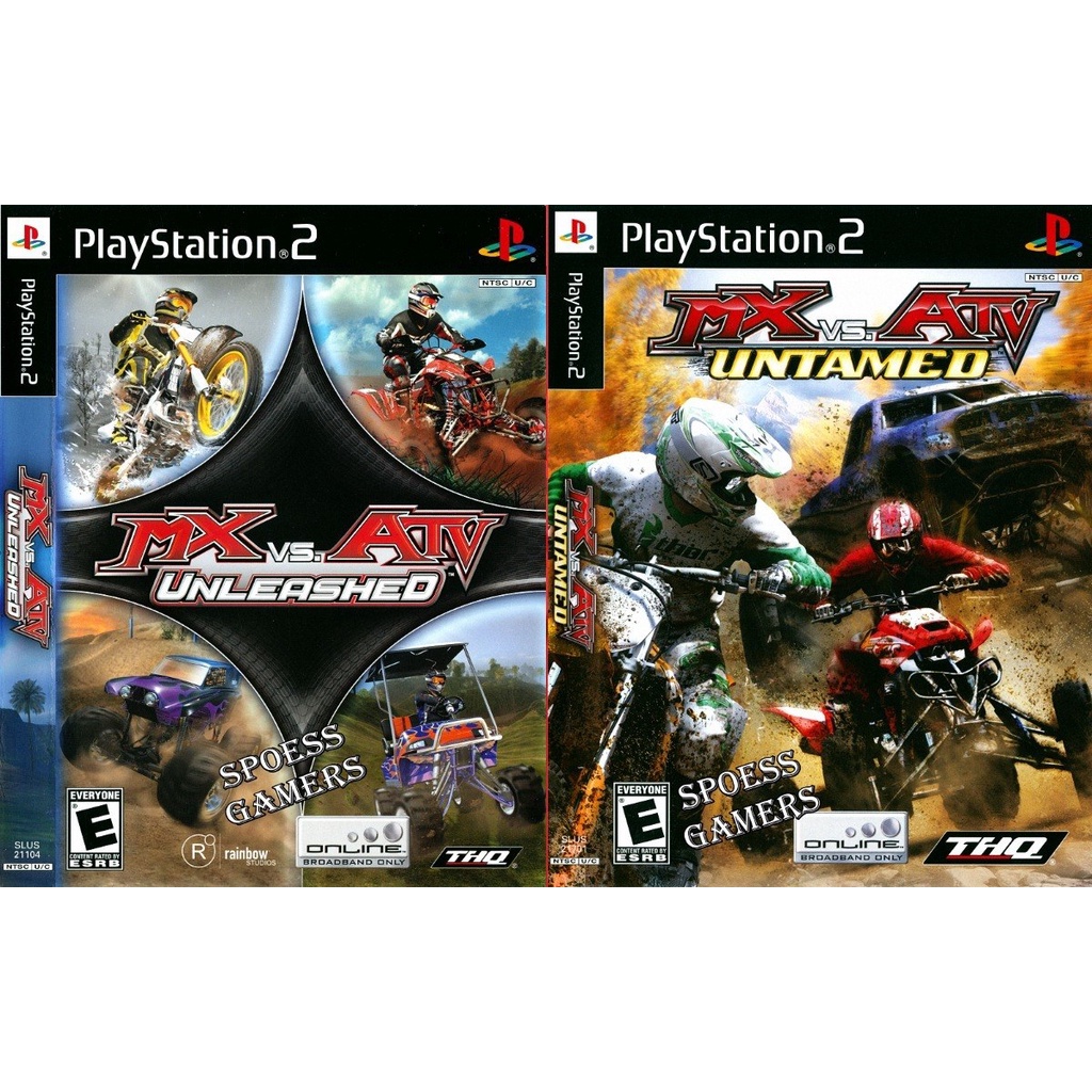 Mx Vs. Atv Unleashed + Untamed (2 Dvds) Patch De Ps2 | Shopee Brasil