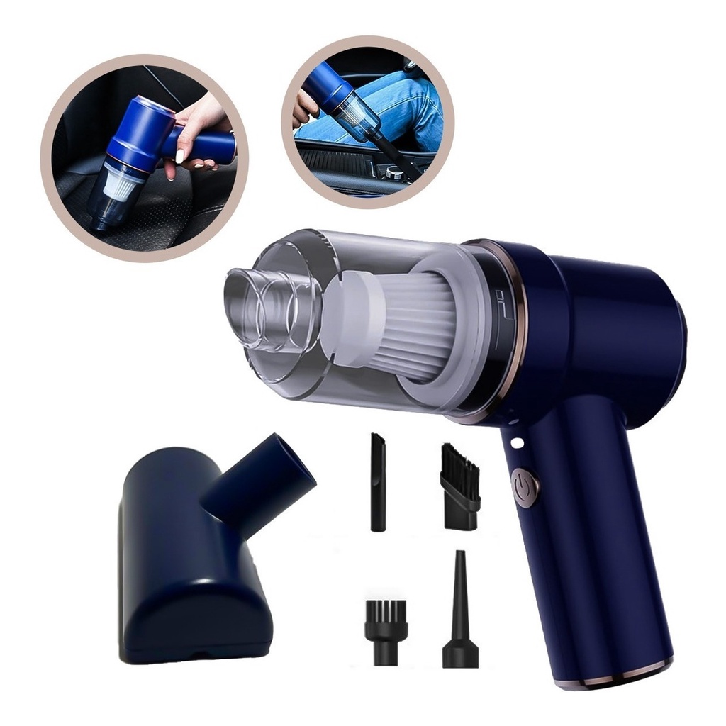Mini Soprador Aspirador De Pó 2em1 Usb Portátil Recarregável | Shopee ...