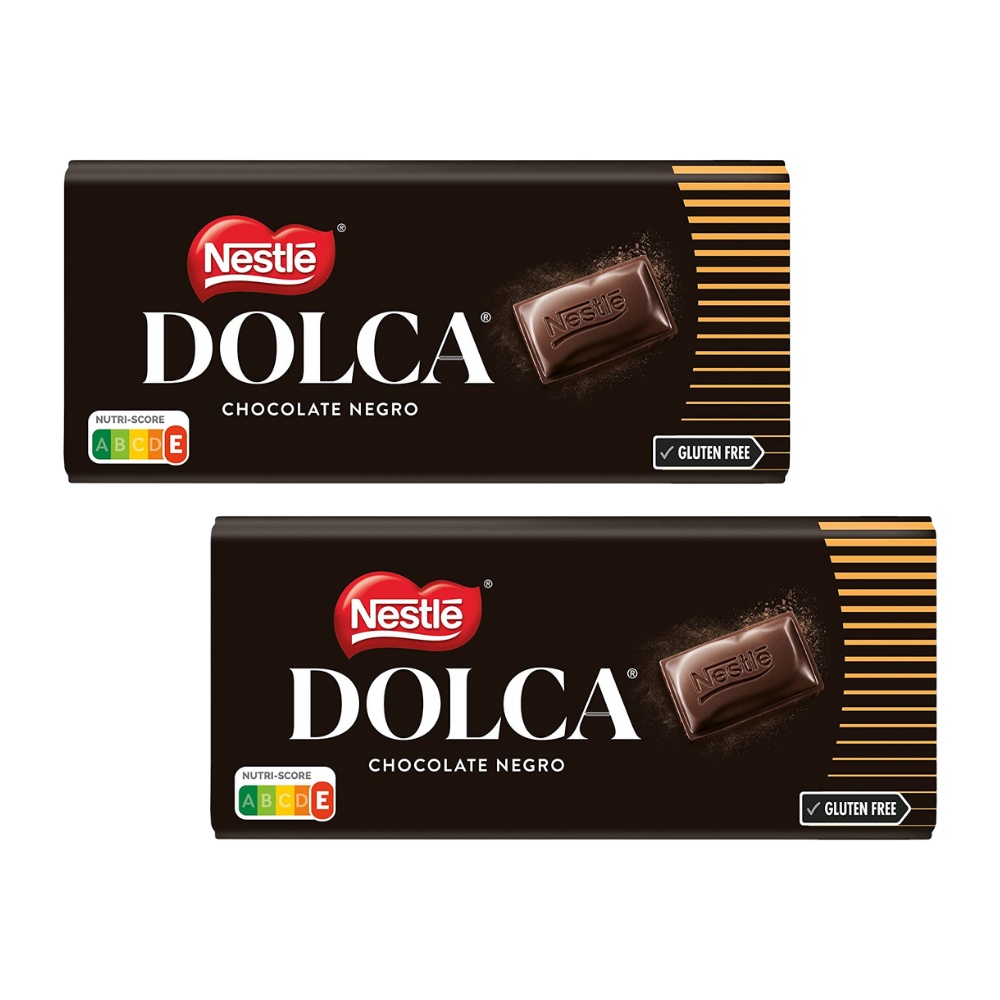 Chocolate Importado Dolca Negro Nestle 100g (2 unidades) | Shopee Brasil
