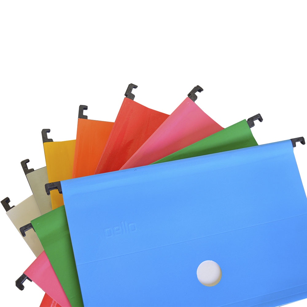 Pasta Suspensa Colorida Arquivo Dello Plus 6 Unidades | Shopee Brasil