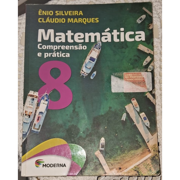 Matemática Compreensão e prática 8, livro do professor | Shopee Brasil