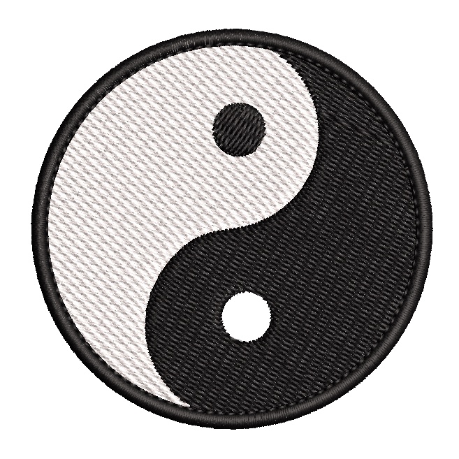 Patch Bordado Yin_Yang | Shopee Brasil