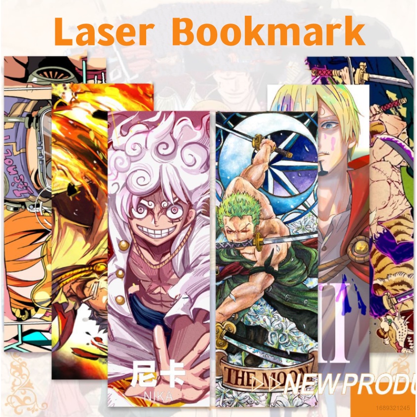 Yelan One Piece Laser Card Bookmark Anime Bilhete Postal Luffy Sanji ...