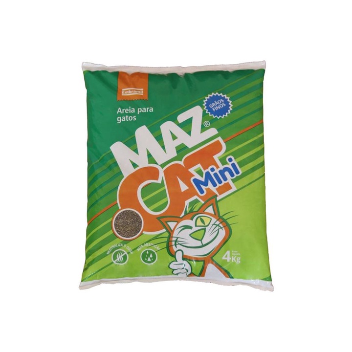 AREIA HIGIENICA MAZ CAT MINI 4KG | Shopee Brasil