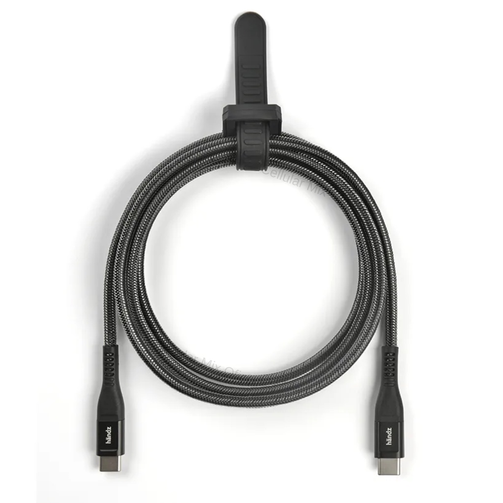 Cabo USB-C para Tipo-C em Nylon Original 1,5 M - Handz | Shopee Brasil