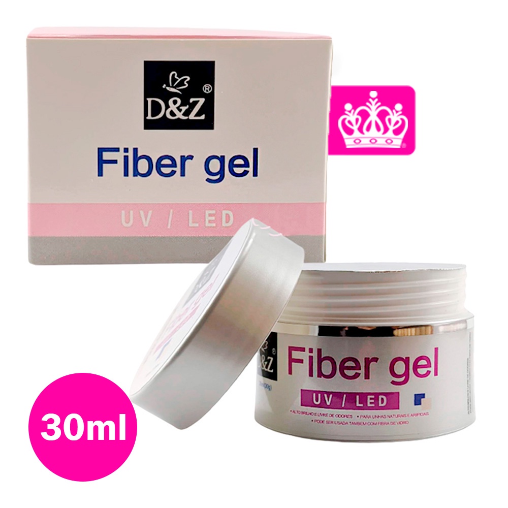 Gel Alongamento Fiber Gel 30ml D&Z - LED UV Coleção Candy | Shopee Brasil