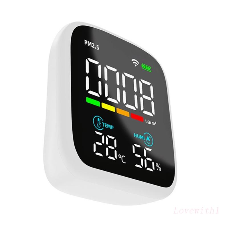 LOVE Monitor De Qualidade Do Ar 3 Em 1 Medidor De Temperatura Umidade ...