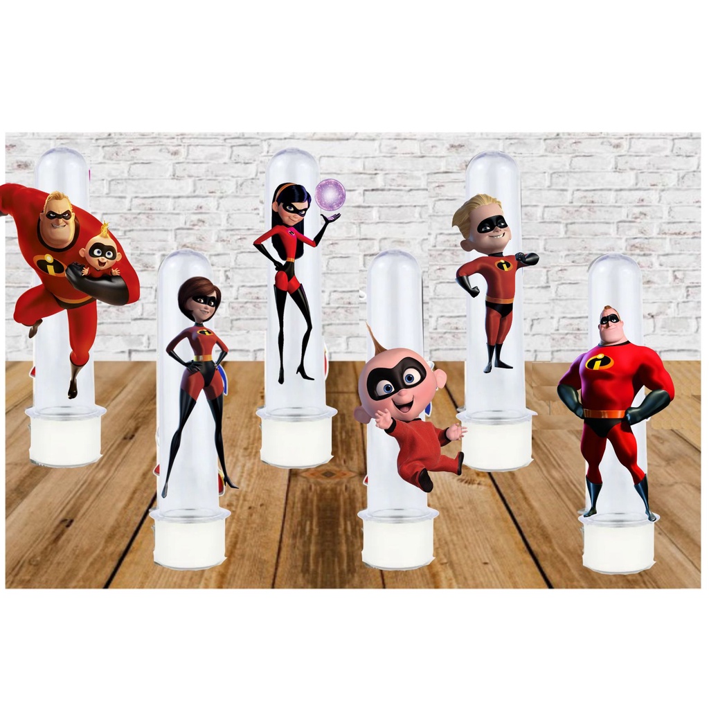 50 Aplique Topper Recorte Tubete OS INCRIVEIS | Shopee Brasil