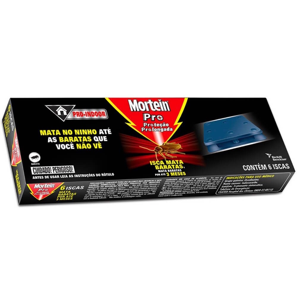 Armadilha Para Baratas Mortein Pro 6 Iscas | Shopee Brasil