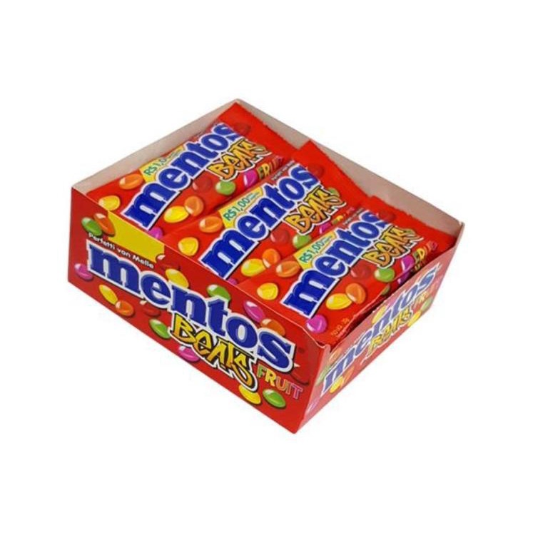 Bala Beats Fruit Mentos De 17g Caixa 18 Unidades | Shopee Brasil