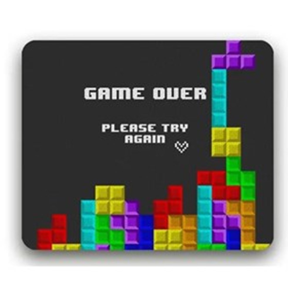Mouse Pad Retangular Classic Game Over Tetris 3913 Reliza | Shopee Brasil