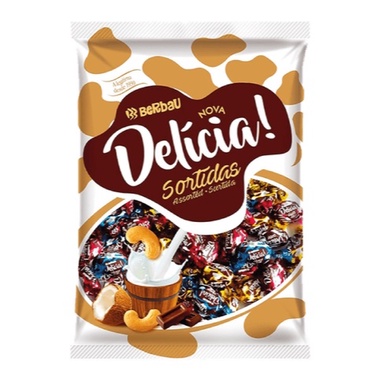 Bala Delícia Gigante Sortidas e de Coco 600g | Shopee Brasil
