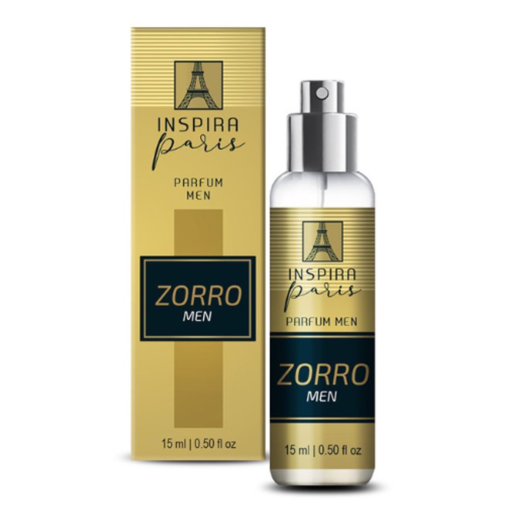 Perfume Men Zorro 15ml - Inspira Paris | Shopee Brasil