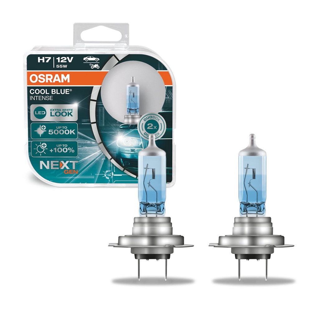 Lâmpada Cool Blue H7 Next GEN 5000k Efeito Led Osram (Par) | Shopee Brasil