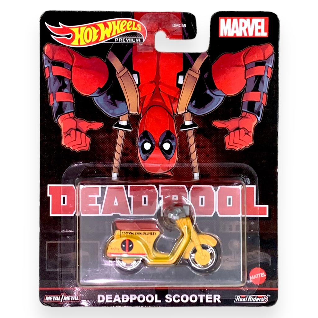 Miniatura Moto Hot Wheels Premium Deadpool Scooter - DEADPOOL | Shopee ...
