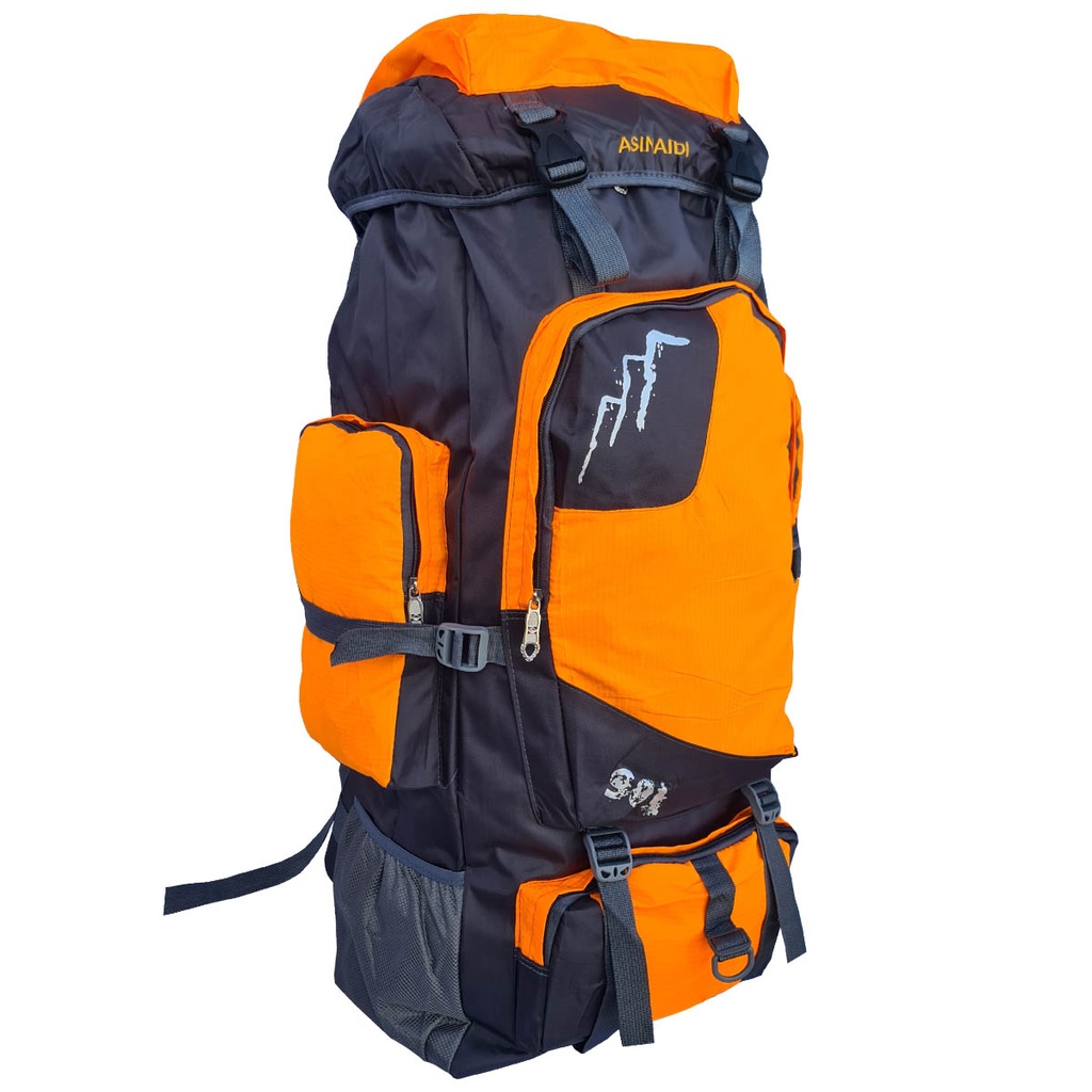 Mochila Mochilão Acampamento Pesca Trilha Viagem Camping 90L | Shopee ...