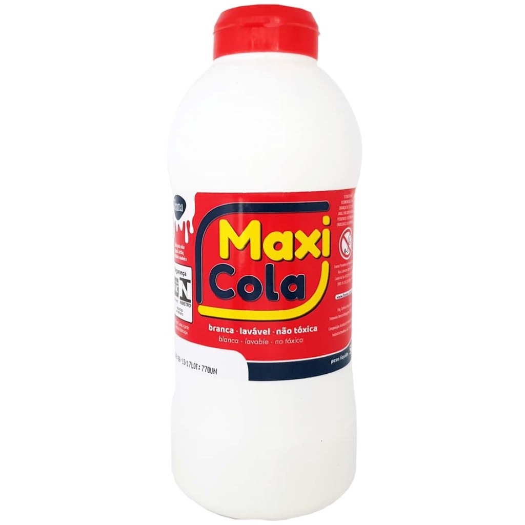 Cola Branca Escolar 500g Maxi Cola | Shopee Brasil