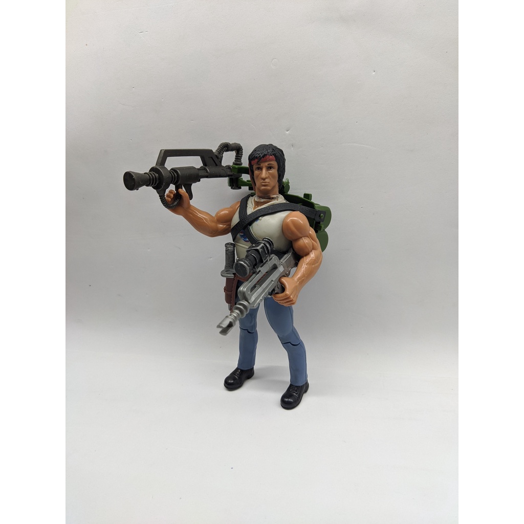 boneco rambo lança chamas anos 80 original com acessórios | Shopee Brasil
