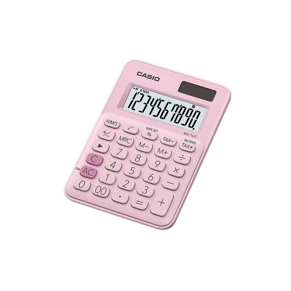 Mini Calculadora Casio de mesa c/ visor amplo 10 dígitos | Shopee Brasil