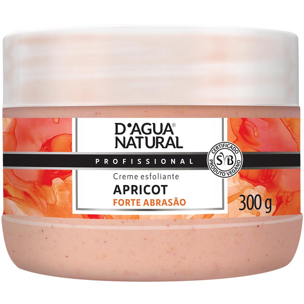 Creme Esfoliante Apricot Forte Abrasão Dagua Natural 300g Remove ...
