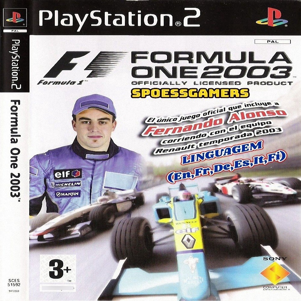 Formula One 2003 Ps2 Formula 1 Patch | Shopee Brasil