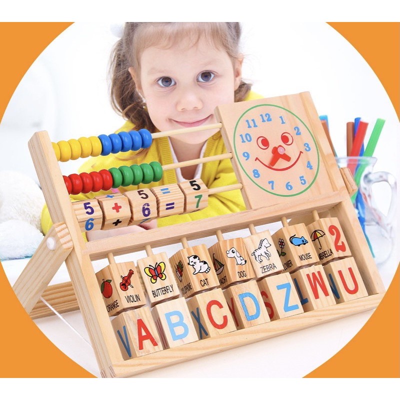 Ábaco Multiuso Abacus Learning Puzzle Toy Cartoon Smile Face ...