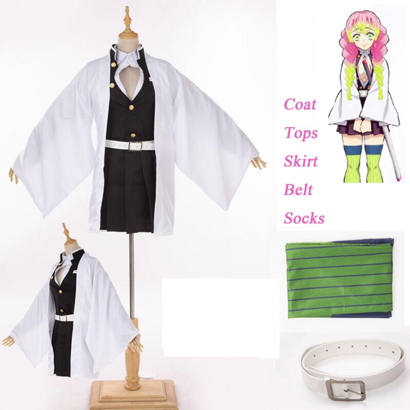 Anime Demon Slayer Tokitou Muichirou Cosplay Traje Para Homem Kanroji ...