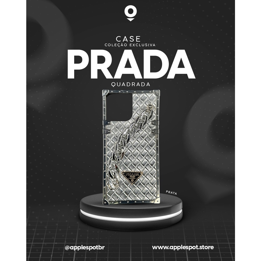 Capa Case Prada | Quadrada | Shopee Brasil