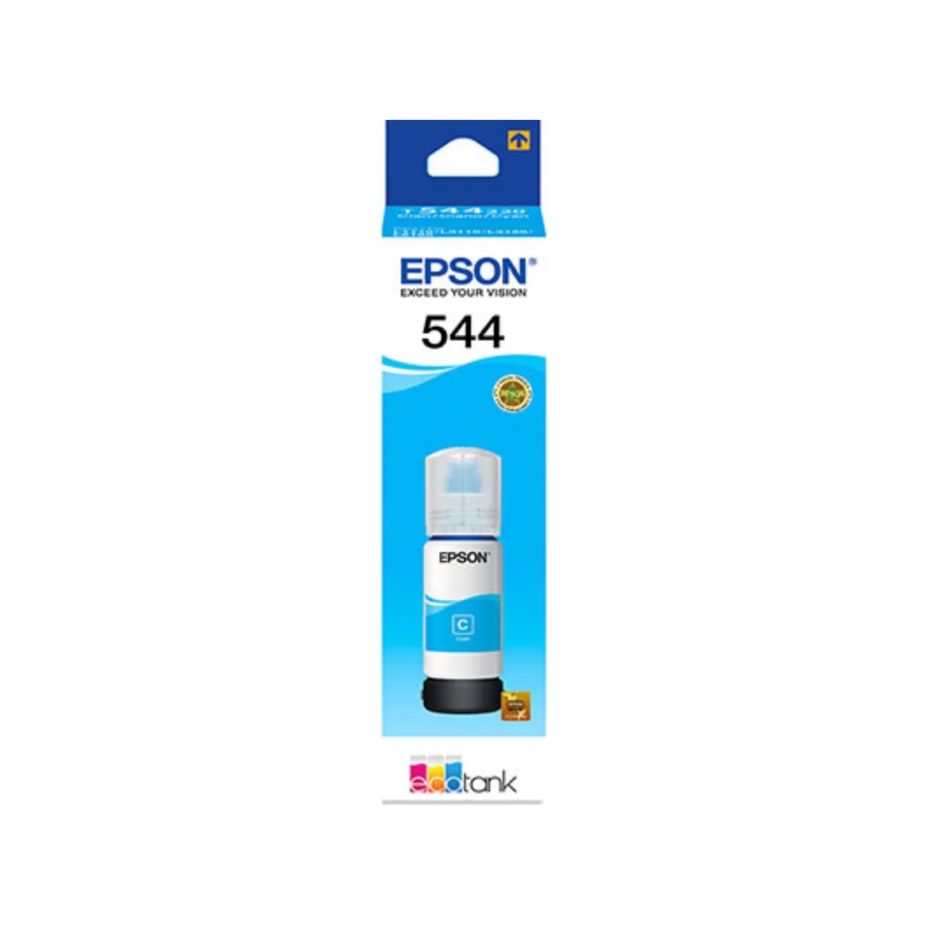 Tinta ORIGINAL Epson 544 T544120 T544 CIANO/AZUL CY Original para Ecotank L3110 L3150 L3160 ...