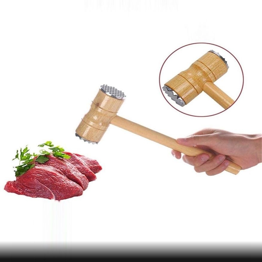 Martelo Grande Maciço Em Madeira E Alumínio Batedor E Amaciador De ...