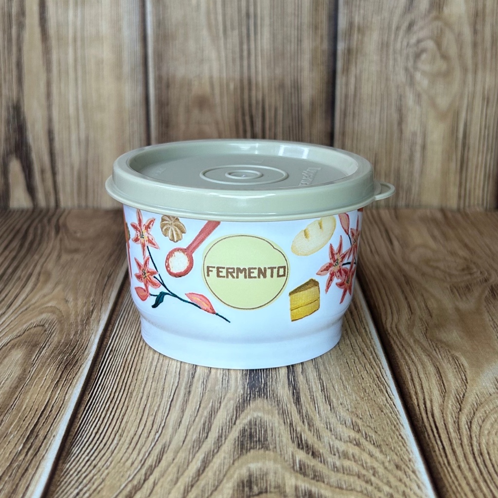 Potinho Tupperware Fermento Floral 140ml Original Novo Ótima Vedação ...