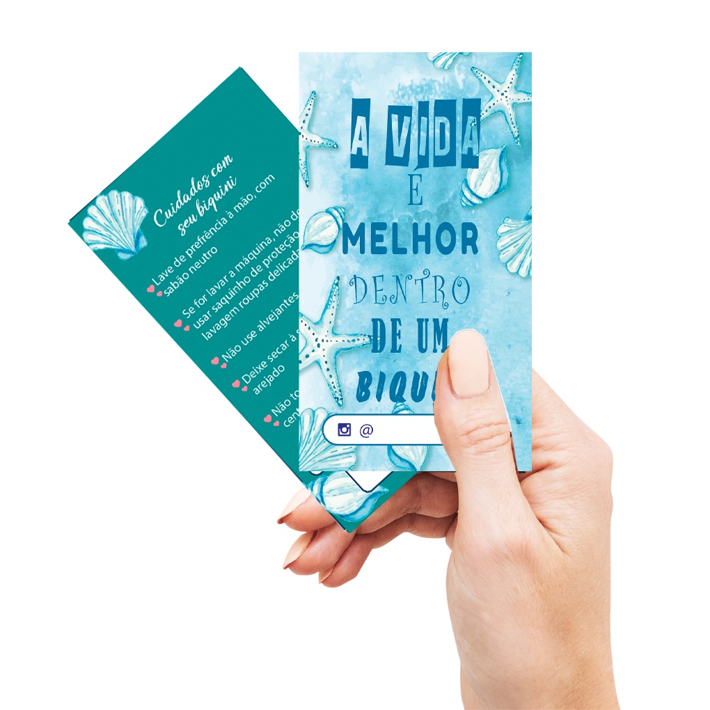 Tag Biquini Moda Praia 100 Unid | Variações | Shopee Brasil