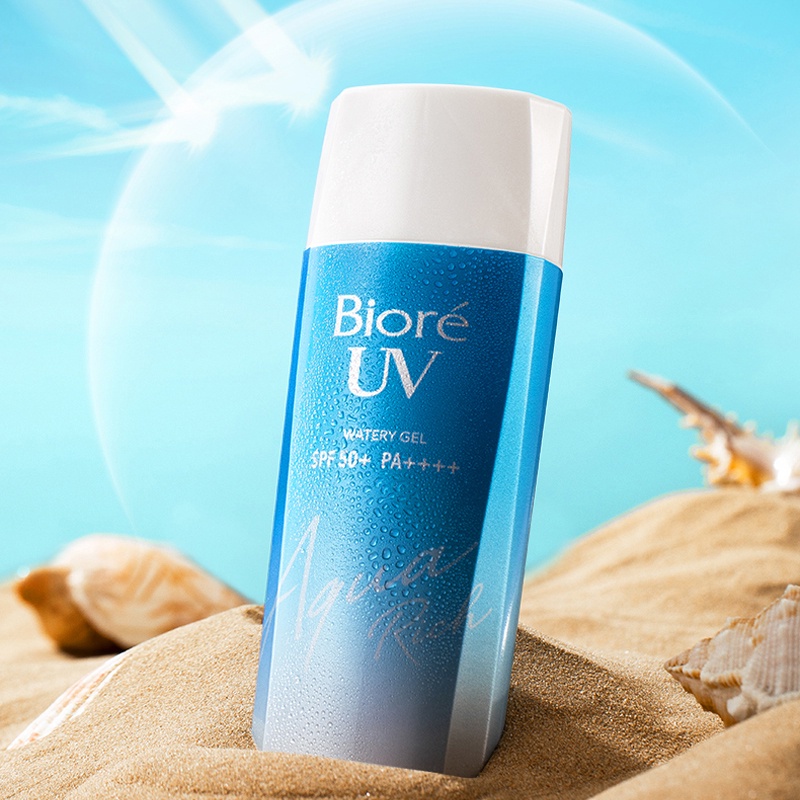 Protetor Solar Biore UV Aqua Rich Watery Gel Spf50 Unisex Clareador Hidratante Unisexo (90g/ml ...