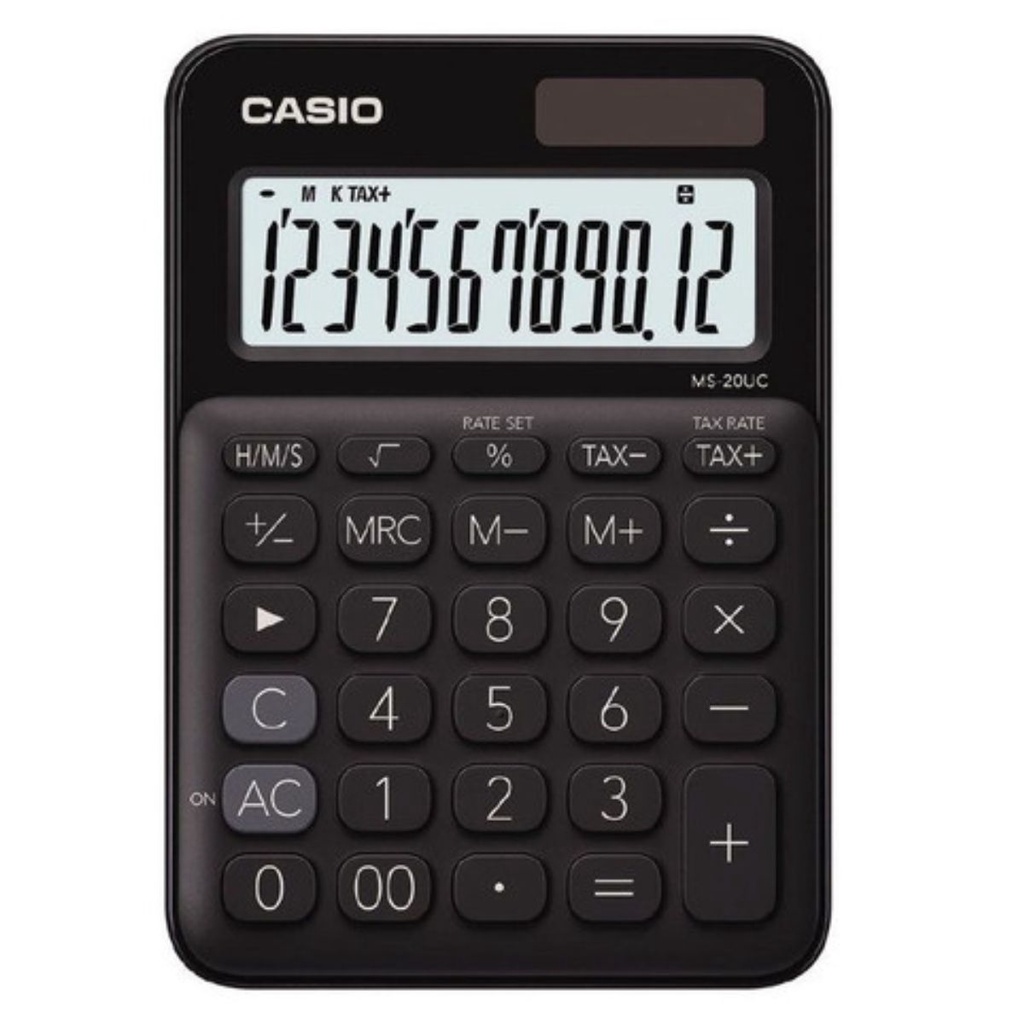 Calculadora de Mesa 12 Dígitos MS-20UC-N-DC CASIO | Shopee Brasil