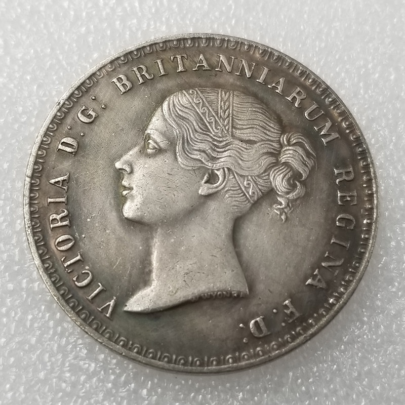 Moeda Comemorativa Antiga / Moeda Comemorativa 1839 /Queen Victoria 5 ...