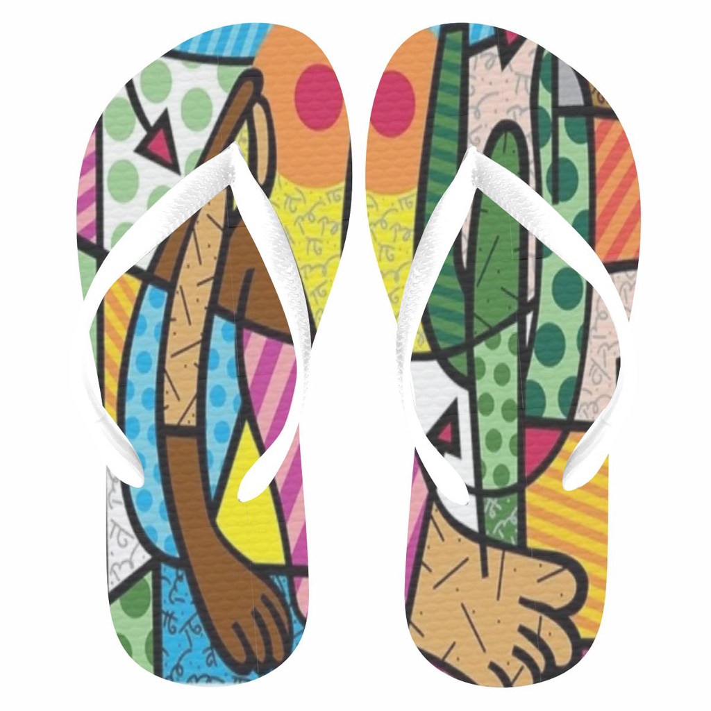 Abaporu Chinelo Romero Britto e Tarsila do Amaral. Obra de Arte Romaro ...