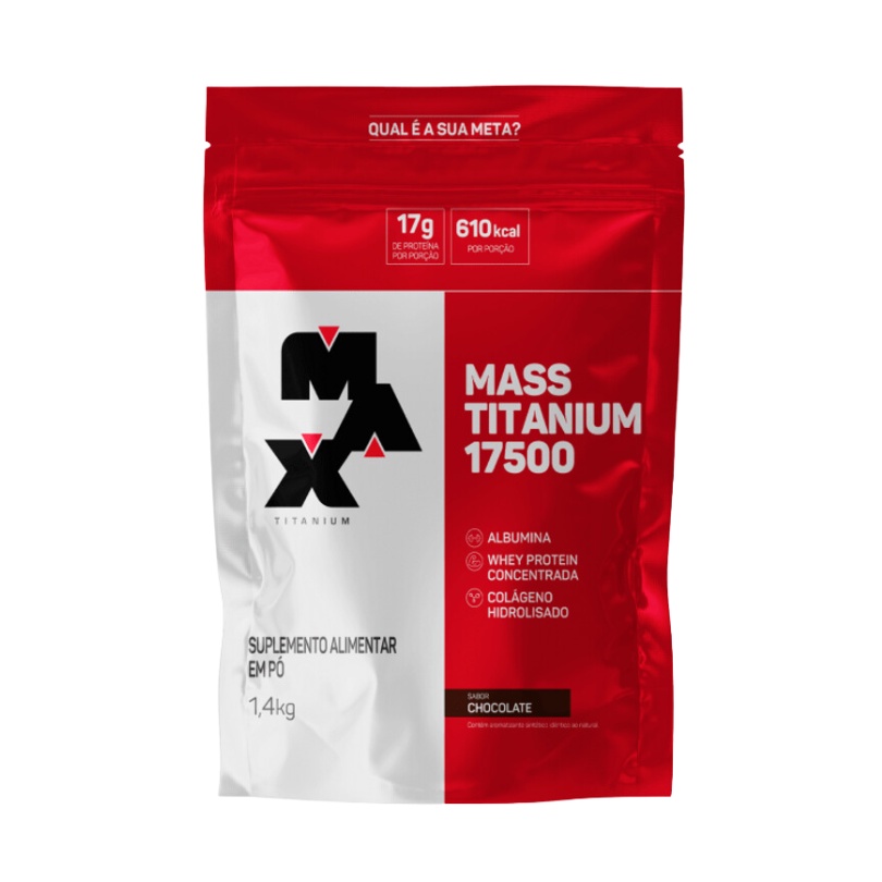 Mass Titanium Chocolate 1,4kg - Max Titanium | Shopee Brasil