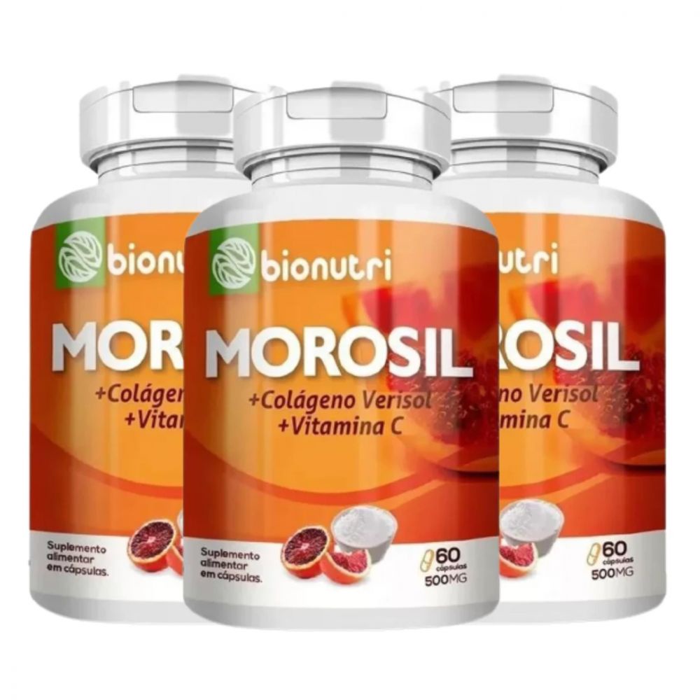 Bionutri Morosil 60 Capsulas 500mg Cada - Kit com 3 | Shopee Brasil